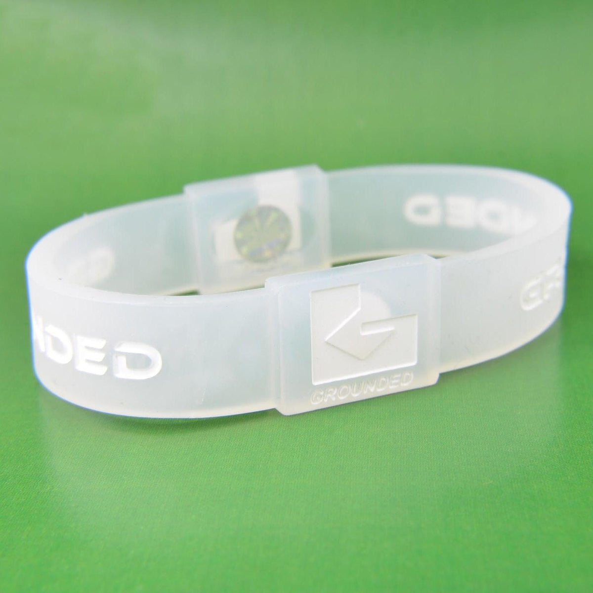 Grounded Energetic Wristband (Translucent/White) – Watch it! Pte Ltd