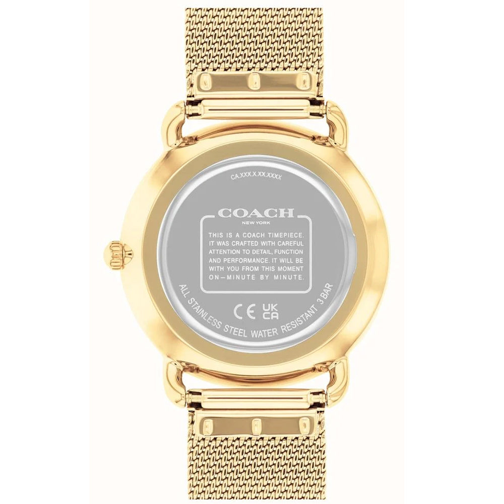 Coach Elliot Gold Mesh Bracelet Ladies Watch 14504208 – Watch it! Pte Ltd