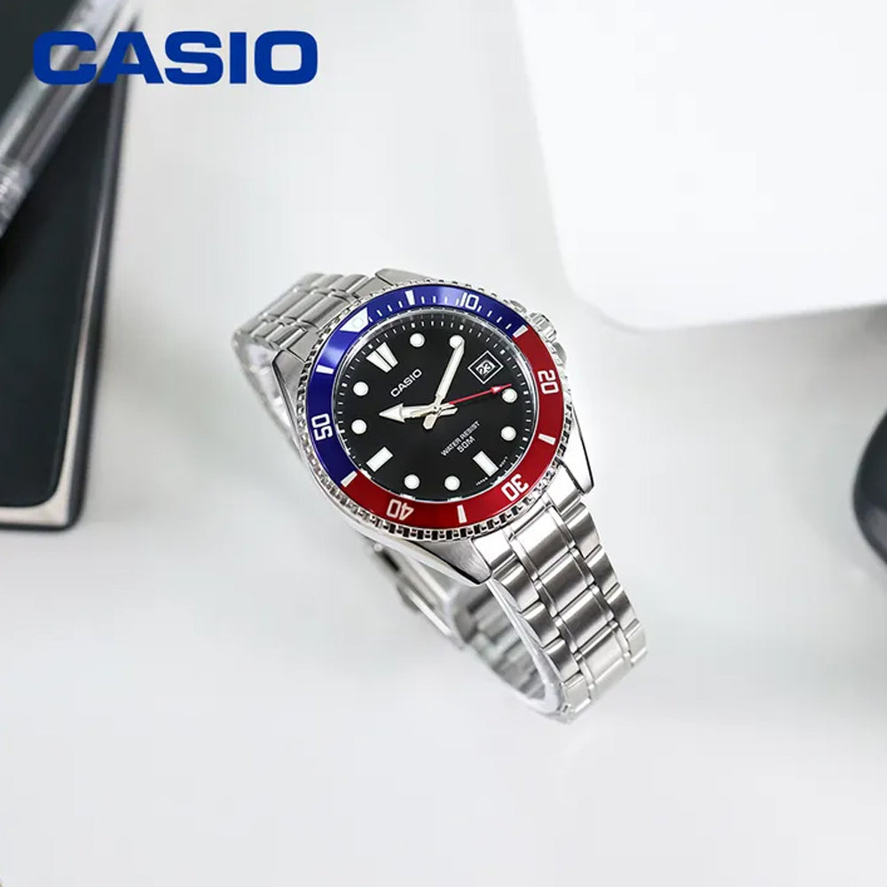 Casio Standard Analog Mens Watch MDV-10D-1A3VDF – Watch it! Pte Ltd