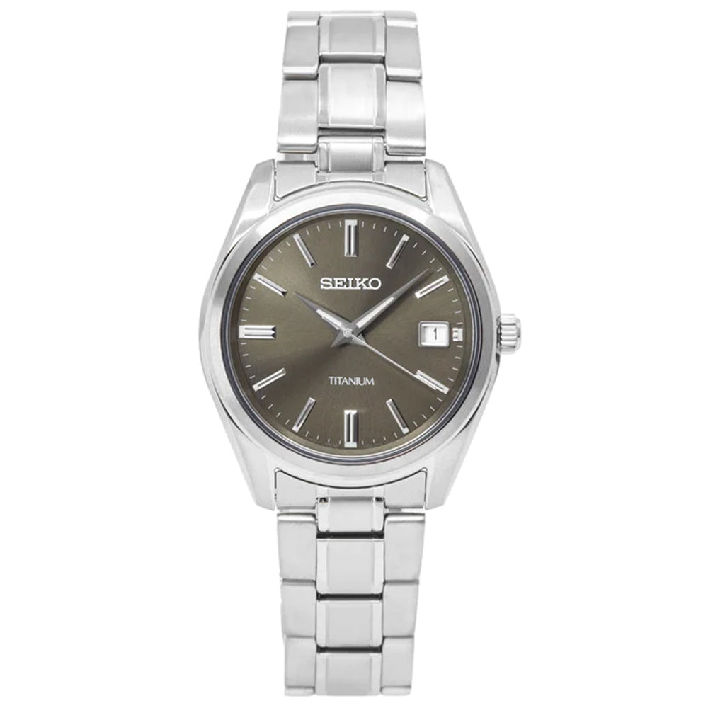 Seiko Mens Titanium Quartz Watch SUR375P1 – Watch it! Pte Ltd