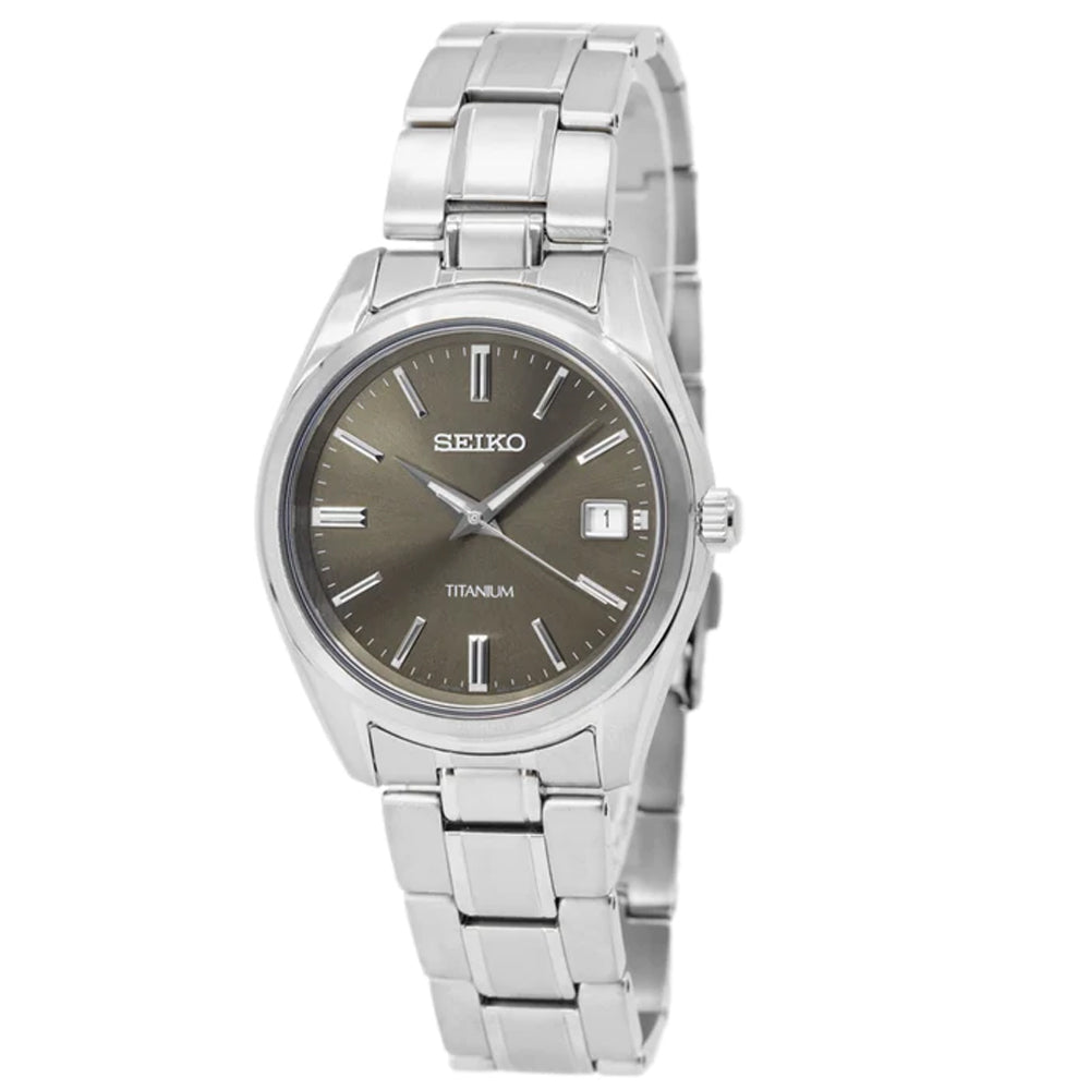 Seiko Mens Titanium Quartz Watch SUR375P1 – Watch it! Pte Ltd