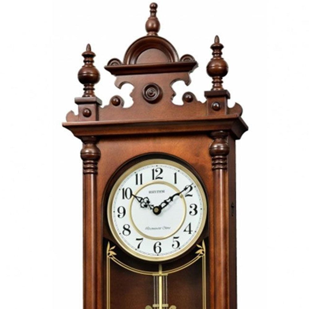 Rhythm CMJ583NR06 Wooden Pendulum Decor Wall Clock – Watch it! Pte Ltd