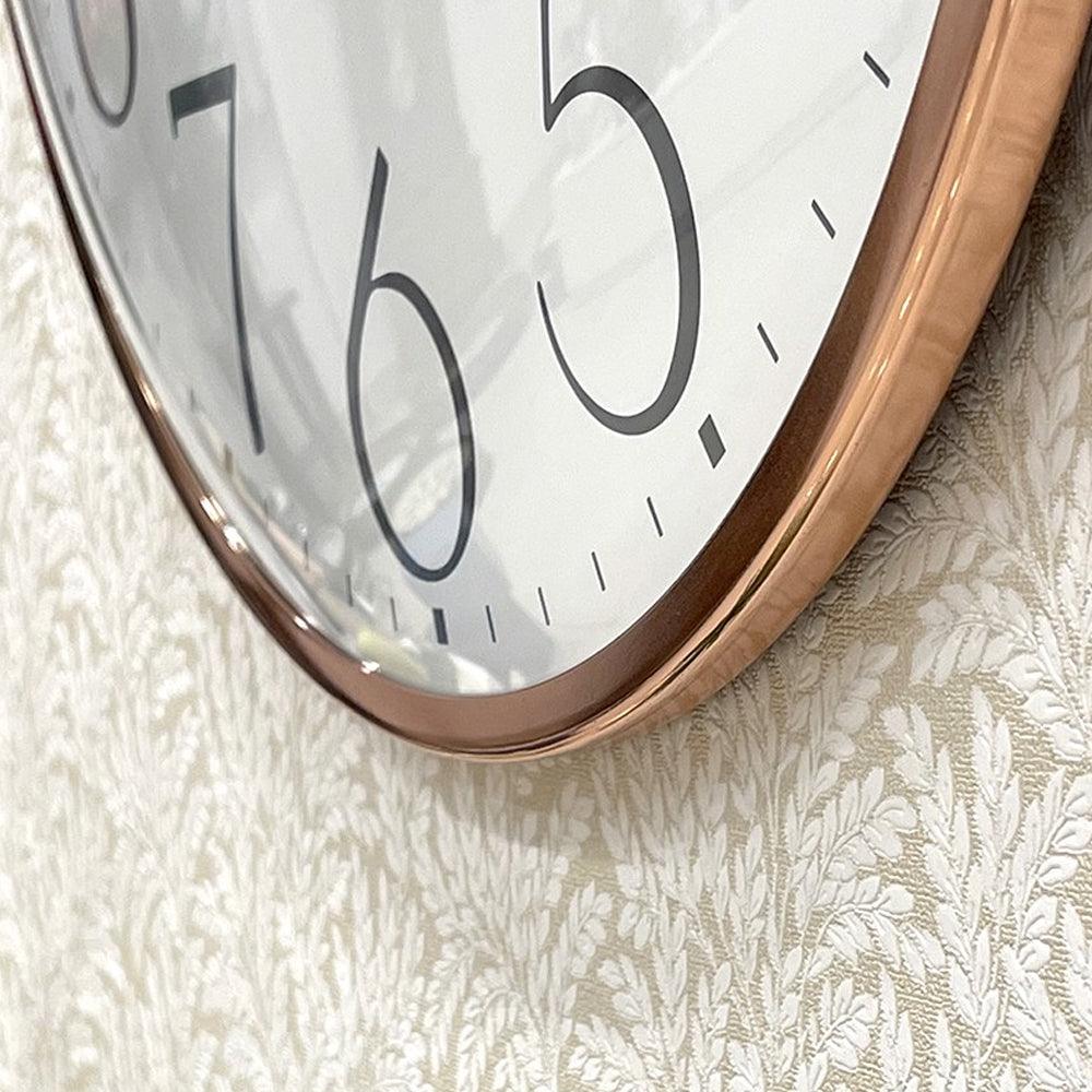 Rhythm Decorative Metal Rose Gold Wall clock CMG569NR13 – Watch it! Pte Ltd
