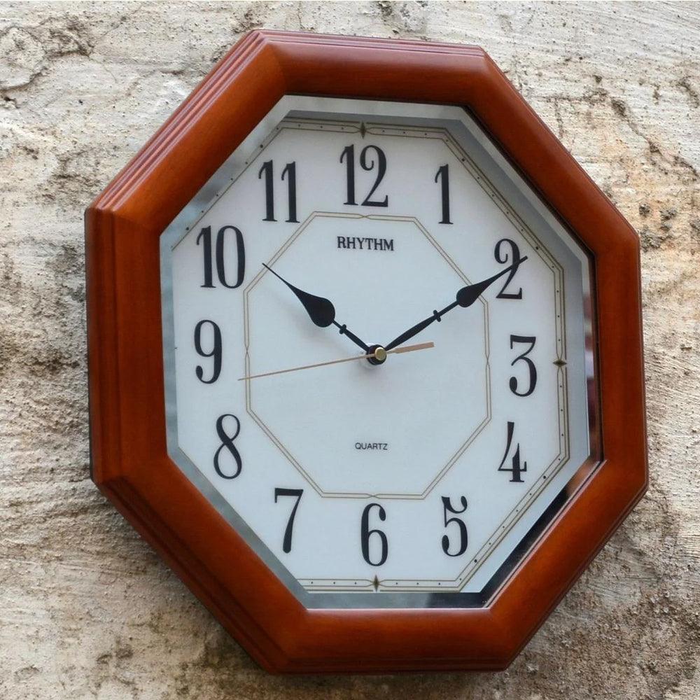 Rhythm Vintage Octagon Wall Clock CMG912NR06 – Watch it! Pte Ltd