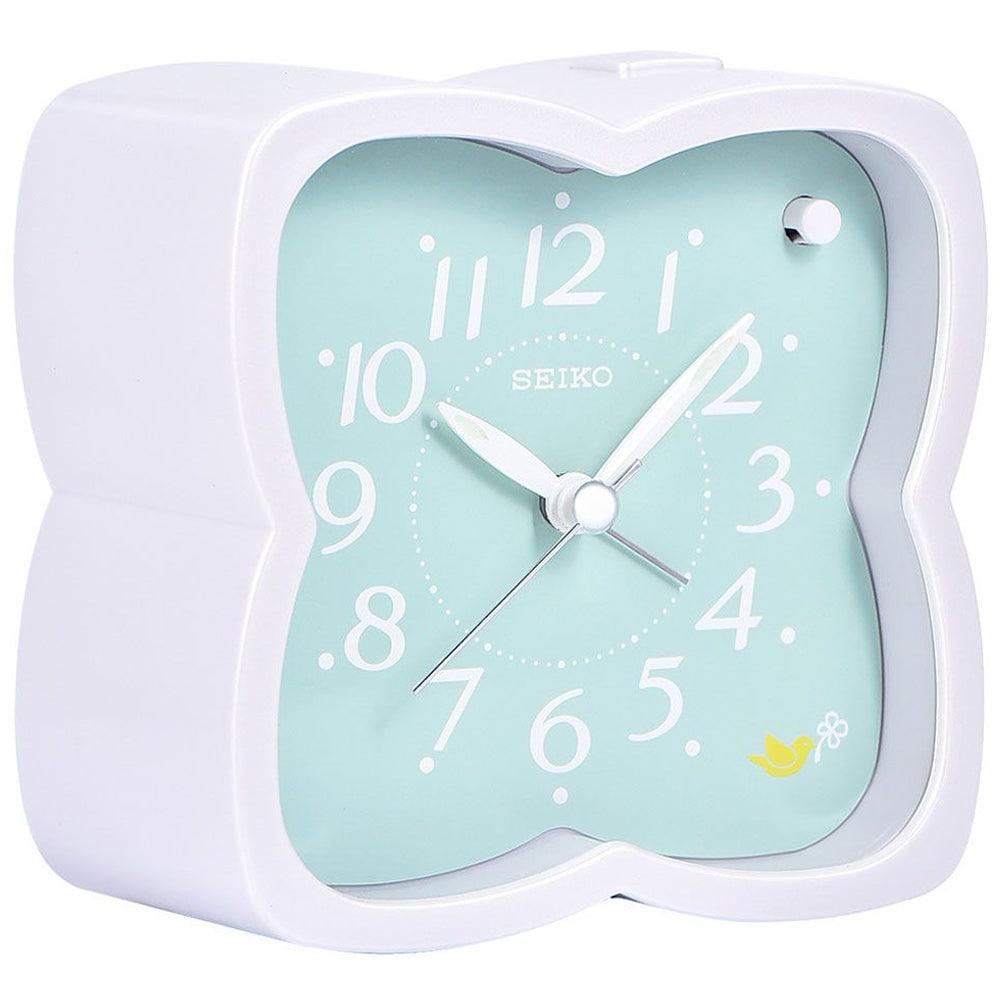 Seiko Alarm clock wIth selectable beep bird sounds (flower shaped) QHP – Watch it! Pte Ltd