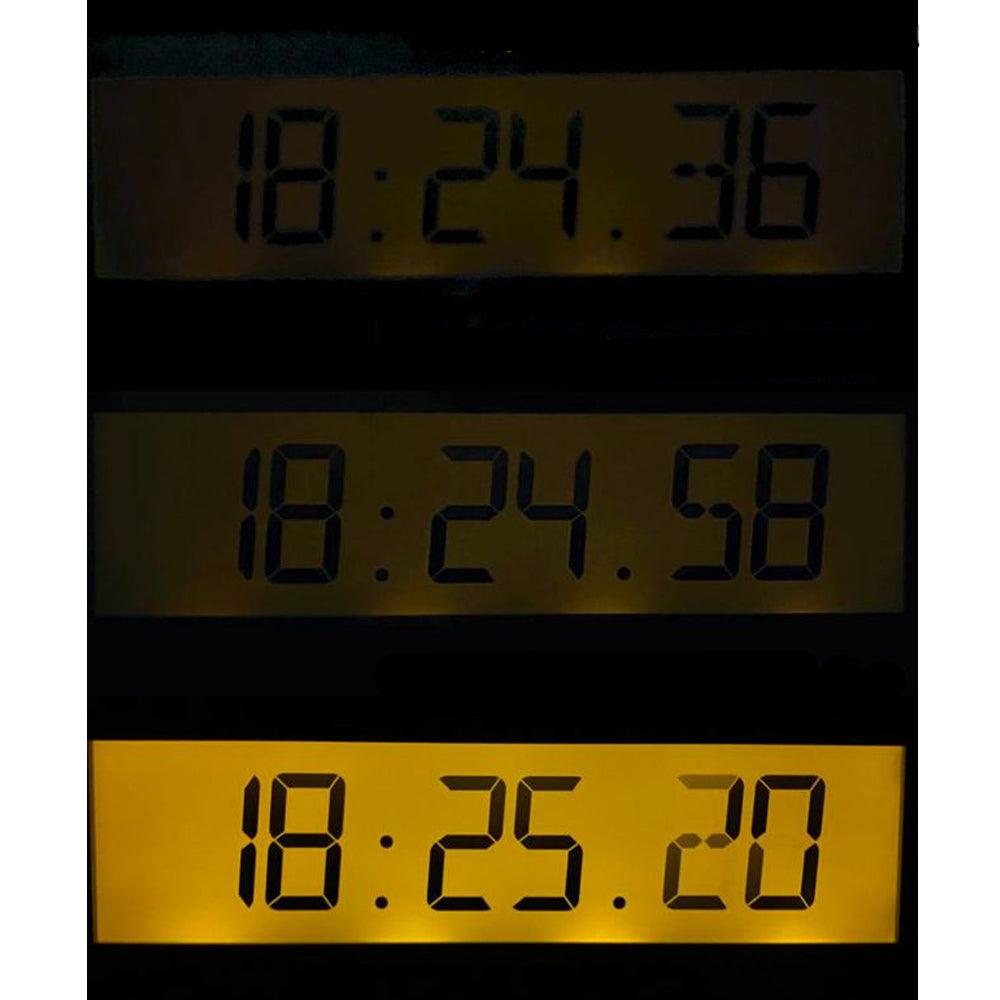 Seiko Gold LCD Timer Digital Alarm Clock With Stand QHL084G – Watch it ...