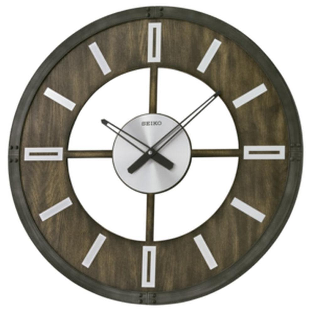 Seiko Large Open Face Wooden Wall Clock QXA782K – Watch it! Pte Ltd