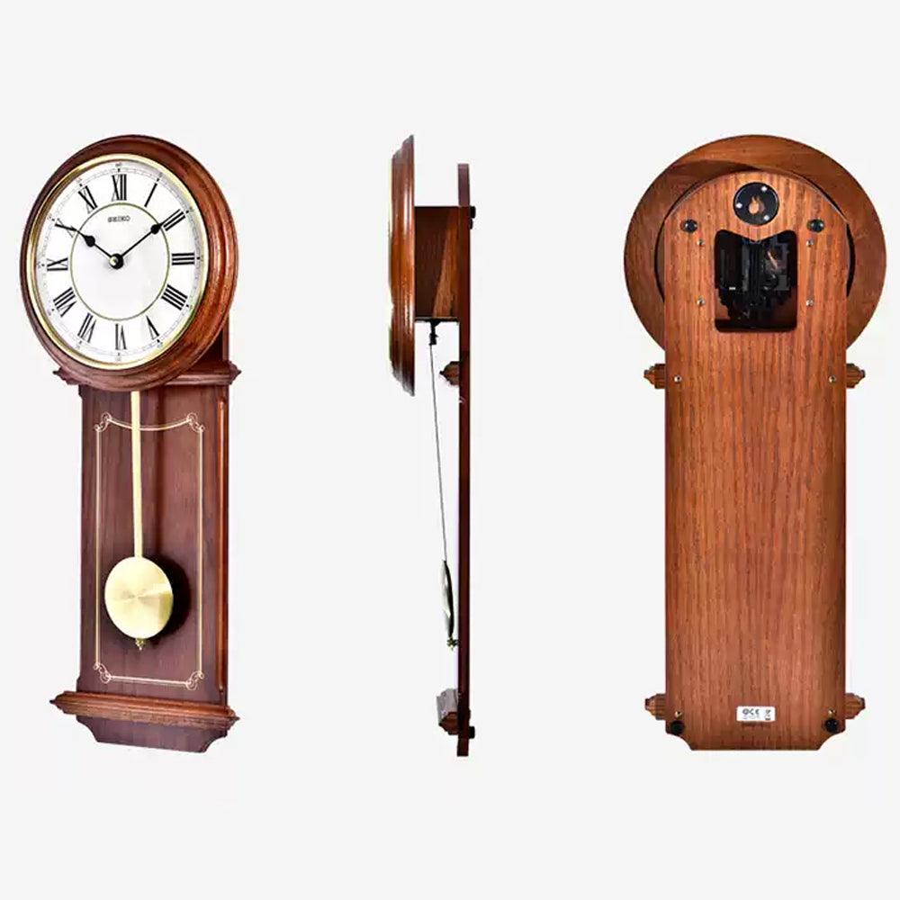 Seiko Wooden Pendulum Wall Clock QXC213B – Watch it! Pte Ltd