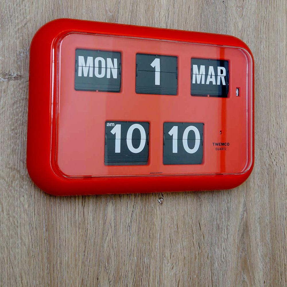 Twemco QD-35 Flip Clock Red – Watch it! Pte Ltd